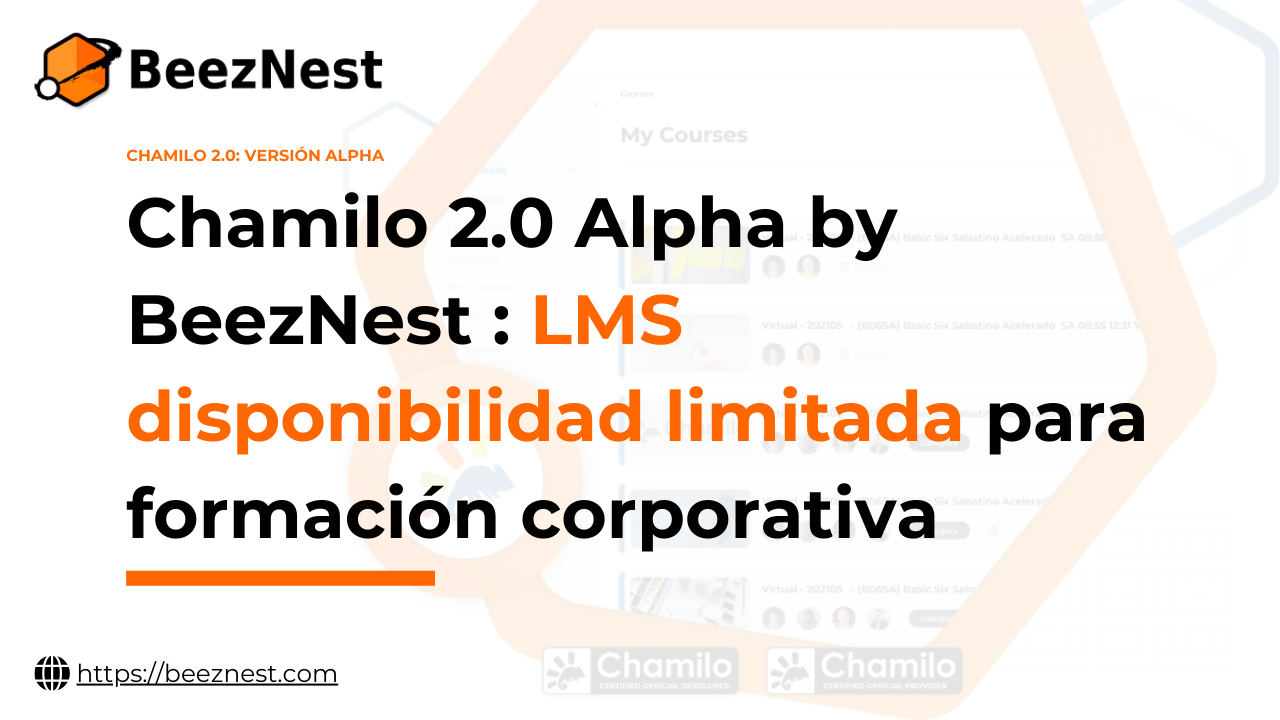 Chamilo 2.0 Alpha by BeezNest: LMS disponibilidad limitada para una formación corporativa ...